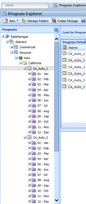 Program Version Folders